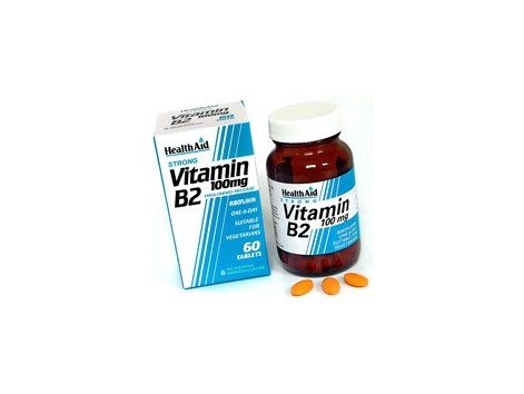 Health Aid Vitamin B2 (Riboflavin) 100mg. 60 Tabletten - FARMACIA ...